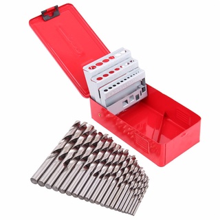High Quality 25Pcs Twist HSS Metal Drill Set Drilling Bit Tool 1-13mm | Shopee Philippines