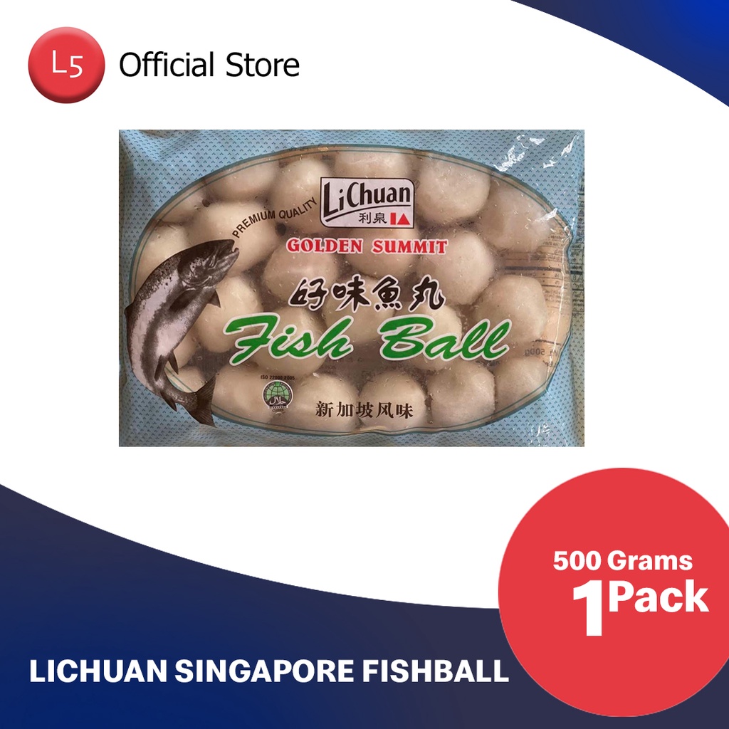 Golden Summit Li Chuan Singapore Fish Ball 500g (Approx. 22-23 pcs ...
