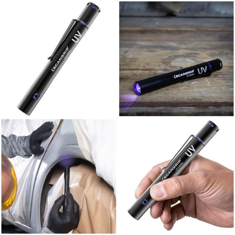 Rechargeable LED flashlight for spot repair and curing Auto Car ...