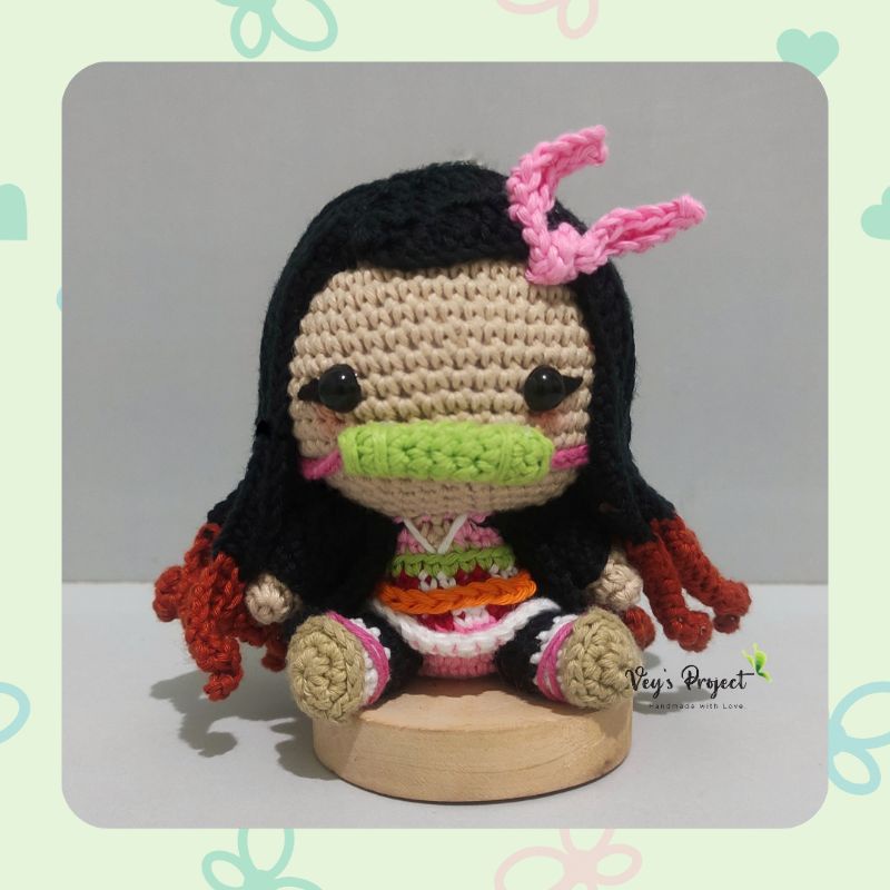 Nezuko Demon Slayer Knitting Doll/Nezuko Amigurumi | Shopee Philippines