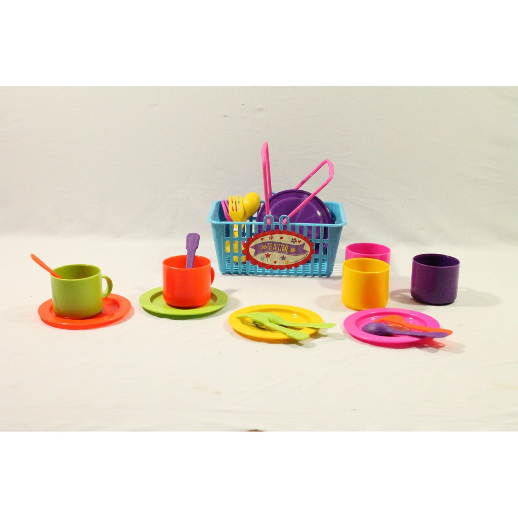 Tea Time Set Play Cups and Saucers Kitchen | Shopee Philippines