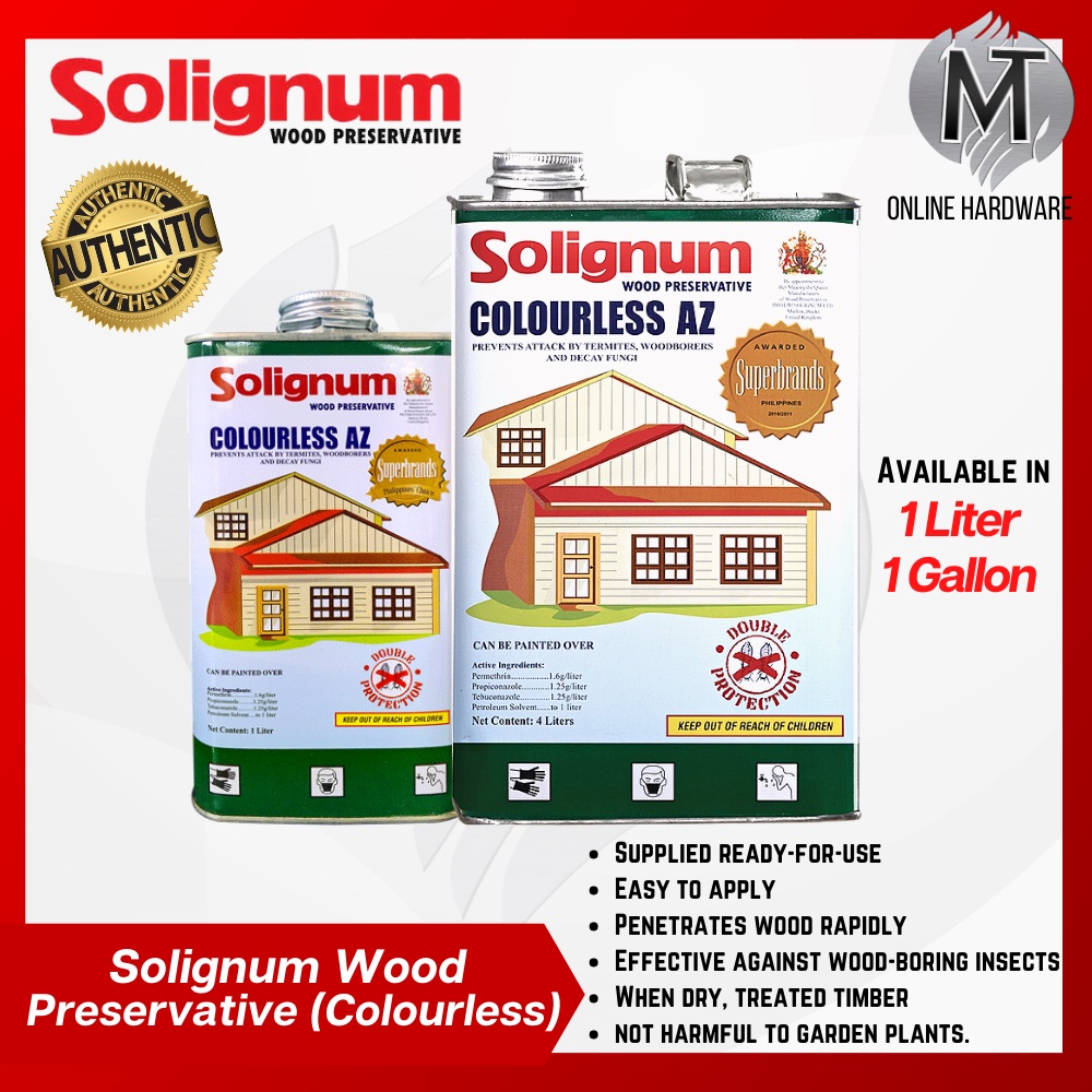 Solignum COLOURLESS AZ Wood Preservative for Termites | Shopee Philippines