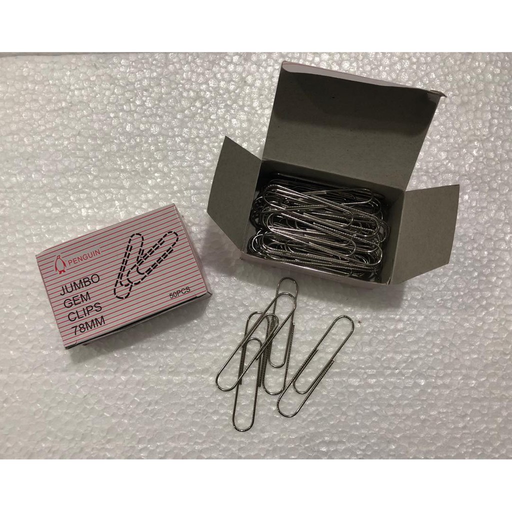 Penguin JUMBO GEM CLIP (3 PCS) | Shopee Philippines