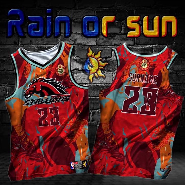RH 05 STALLION BASKETBALL JERSEY FREE CUSTOMIZE OF NAME AND NUMBER ONLY ...
