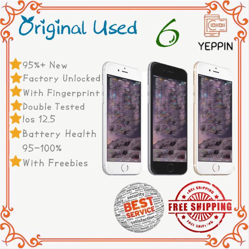 Ready stock Second hand Original used smartphone 6 Factory Unlocked cellphone 6G with ...