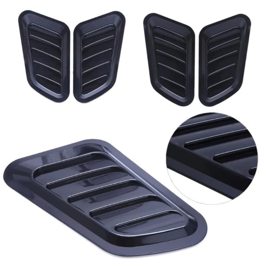 Car Air Flow Vent Intake Hood Scoop Stickers Auto Bonnet Cover Fender ...