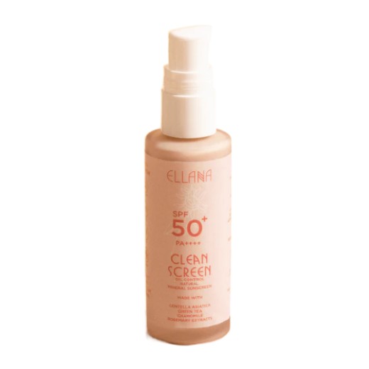 Ellana Clean Screen Spf 50+ Pa++++ Oil Control Mineral Sunscreen In ...