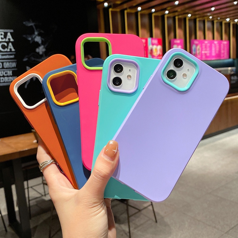 3 in 1 Liquid Silicone Case for iPhone 11 14 15 Pro MAX XR 7 8 Plus 12 ...