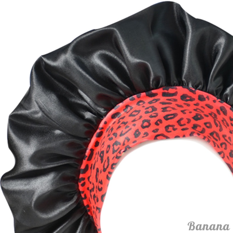 [12] Sleep Bonnet Reversible Leopard Print Stylish Hat Head Cover ...