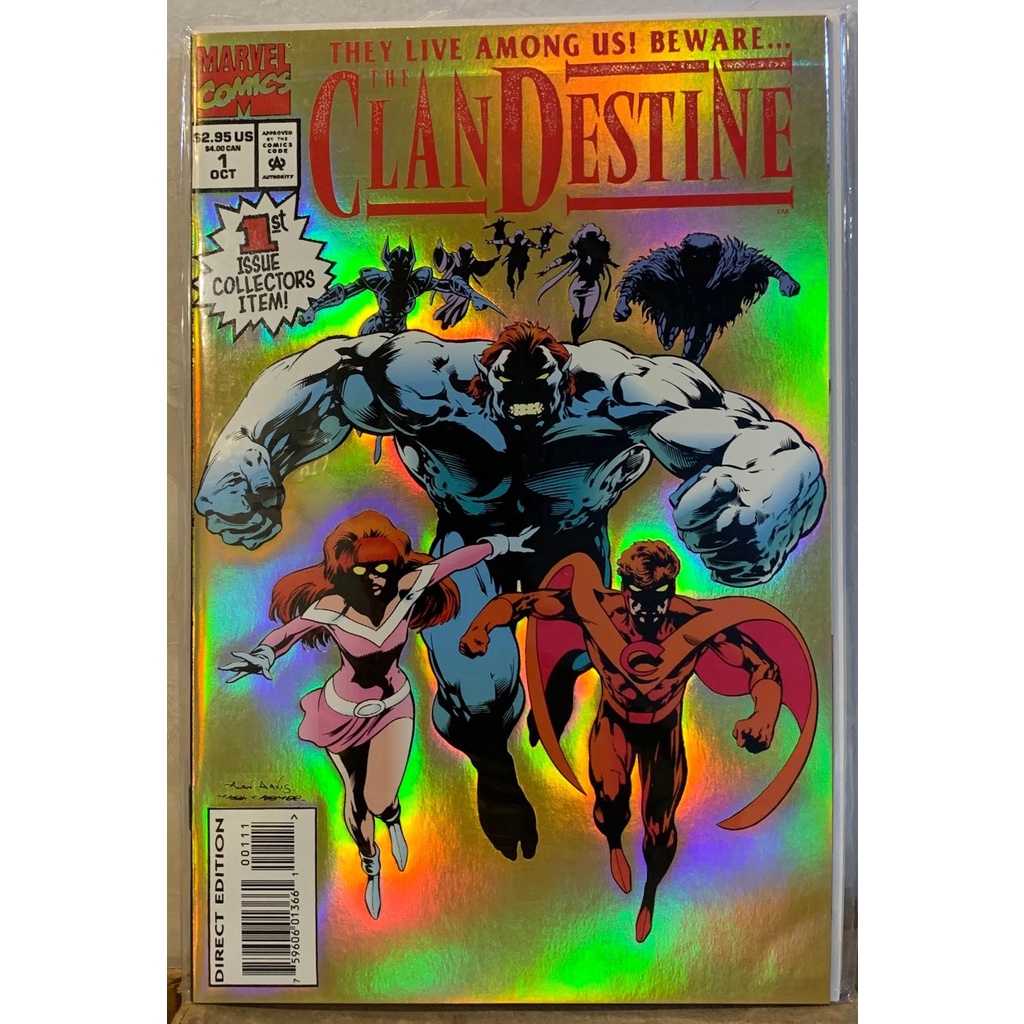 Marvel Comics: 1994 - Clandestine #0, 1, 2, 3, 4, 5 - Clan Destine ...