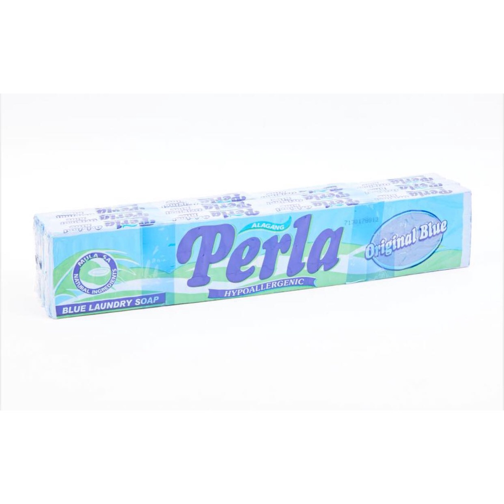 Perla Original Blue Laudry Soap Bar 3 x 94g | Shopee Philippines
