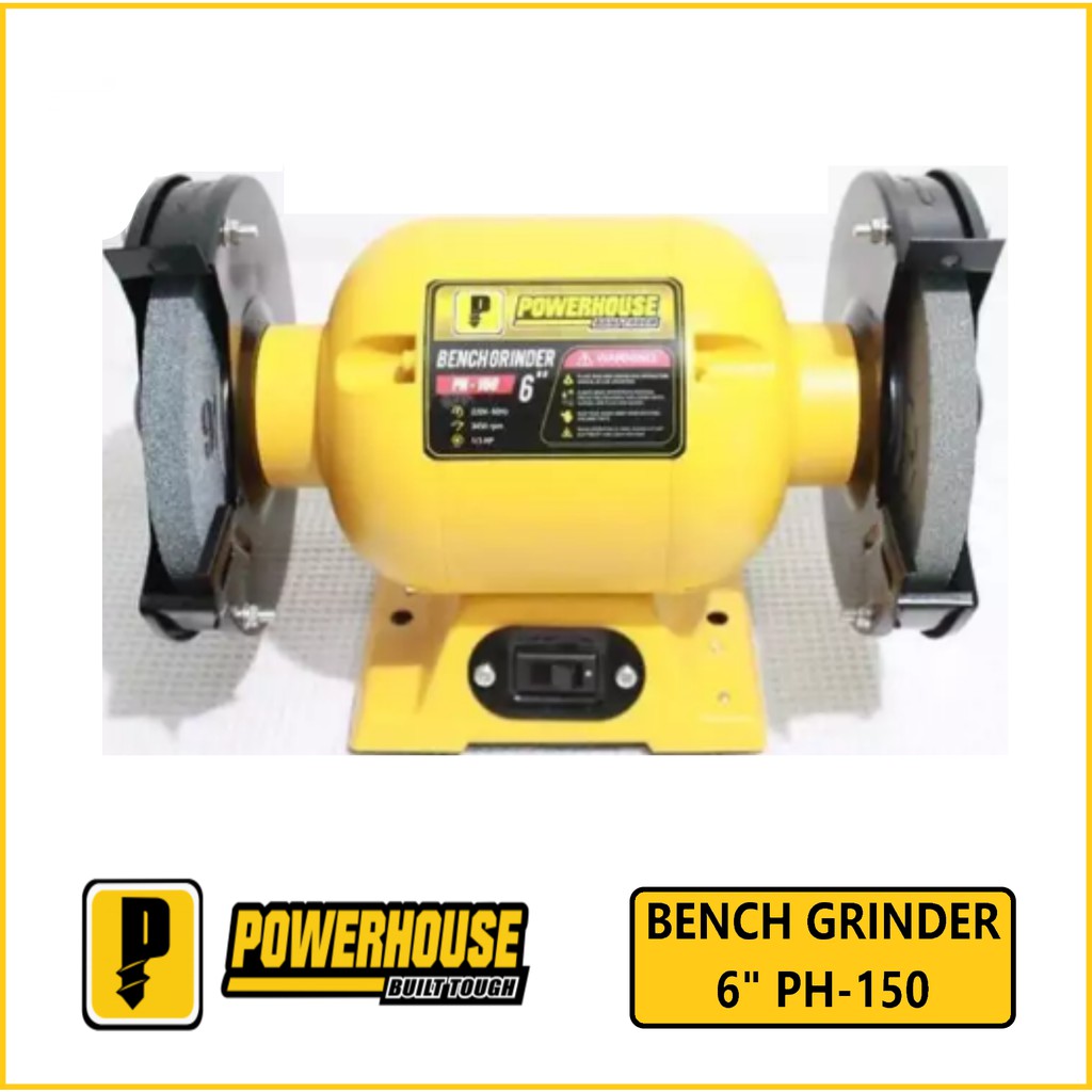 Powerhouse Bench Grinder 6" PH-150 | Shopee Philippines
