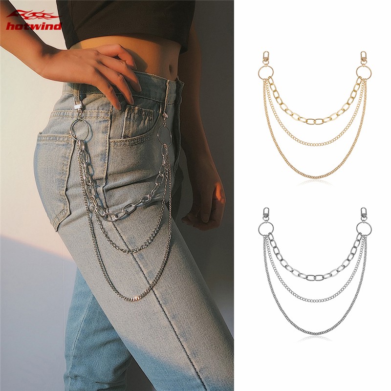 HW Female Fashion Characteristic Tassel Waist Chain Buckle | Shopee ...