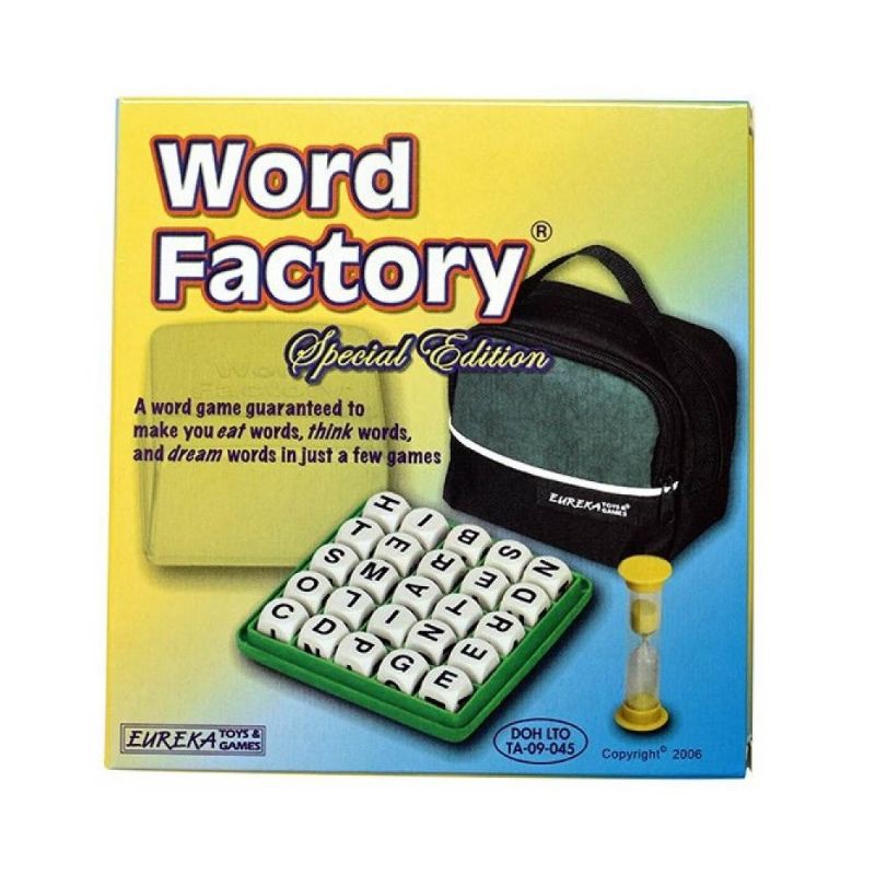 Word Factory Board Game with Bag Intellectual Educational Board Game ...