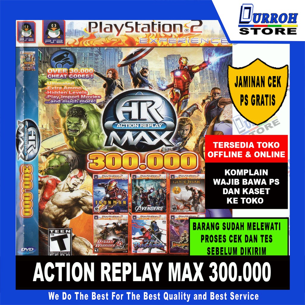 Ps2 ACTION REPLAY GAME Cassette MAX 300,000 | Shopee Philippines