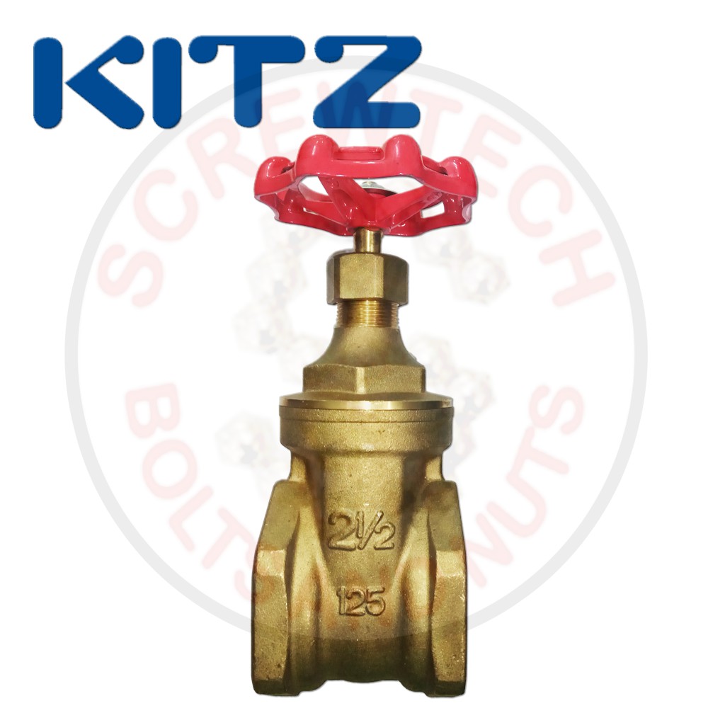 Kitz Brass Gate Valve 2- 1/2 Inch | Shopee Philippines