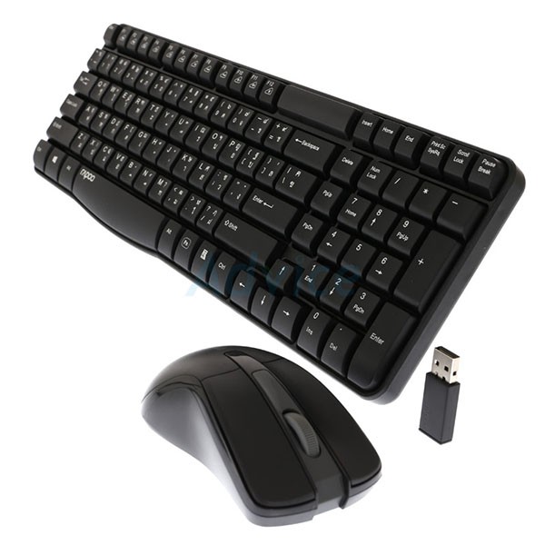 Rapoo X1800 Wireless Optical Mouse And Keyboard Shopee Philippines