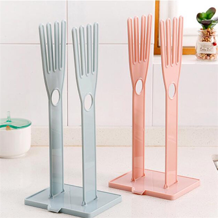 Kitchen Glove Stand Holder Rubber Glover Drying Dryer Rack Sink Storage ...