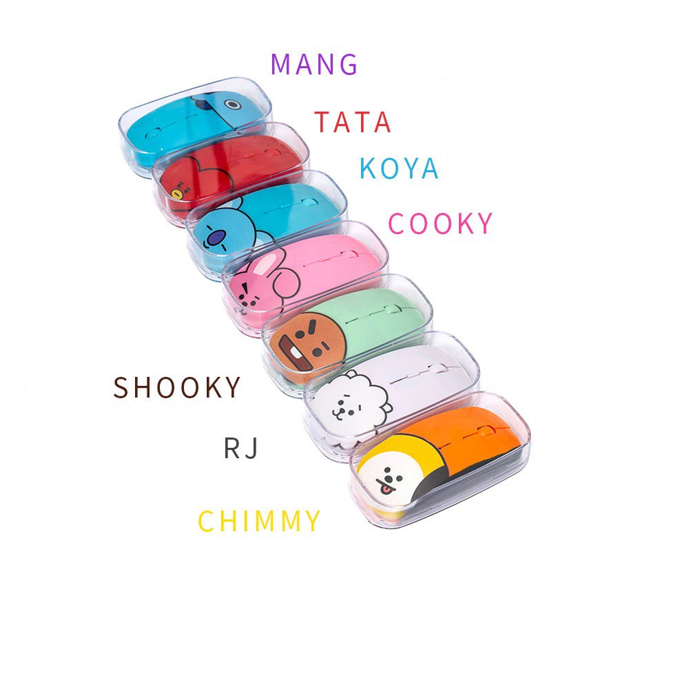 Kpop BTS Wireless Mouse Slim Silent Travel Cordless Mice with USB ...