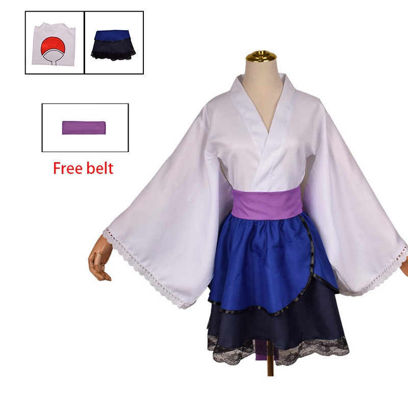 Naruto Adult Japanese Kimono Cosplay Kids Akatsuki Cloud Print Uchiha ...