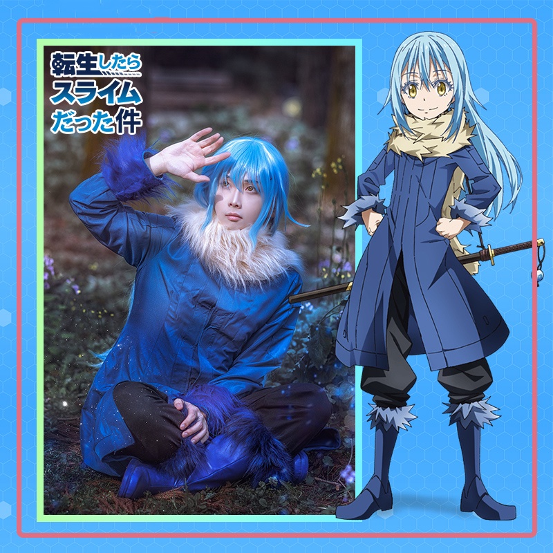 2022 Tensei shitara Slime Datta Ken Cosplay Costume Rimuru Tempest ...