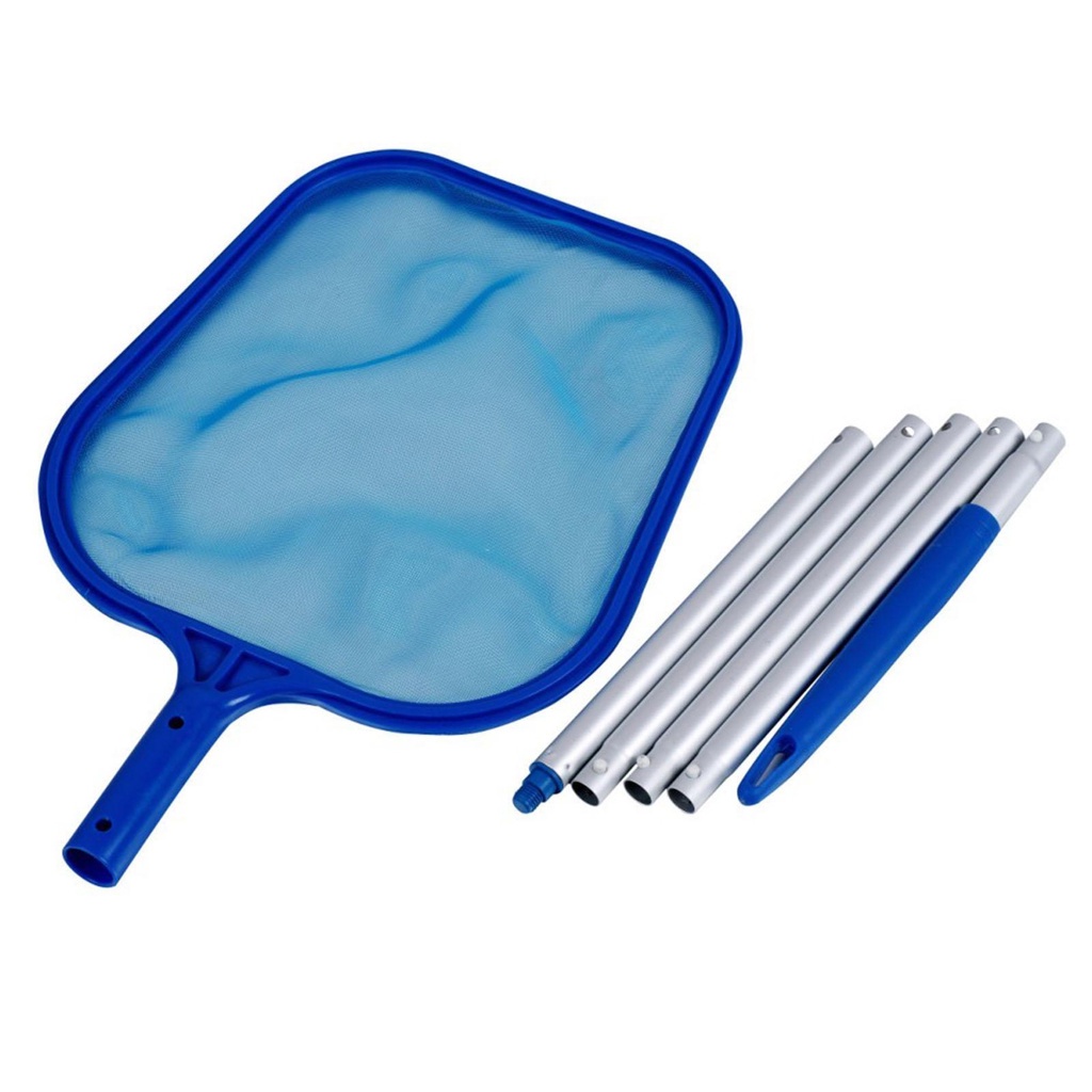 Pool Cleaning Net with 45-inch Pole Swimming Pool Cleaner Net with 5 ...