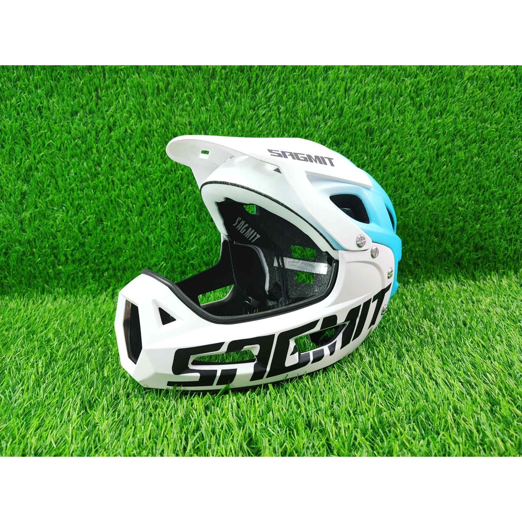 GBBS Sagmit Full Face Bike Helmet RSPRO Detachable Chin Guard Mountain ...