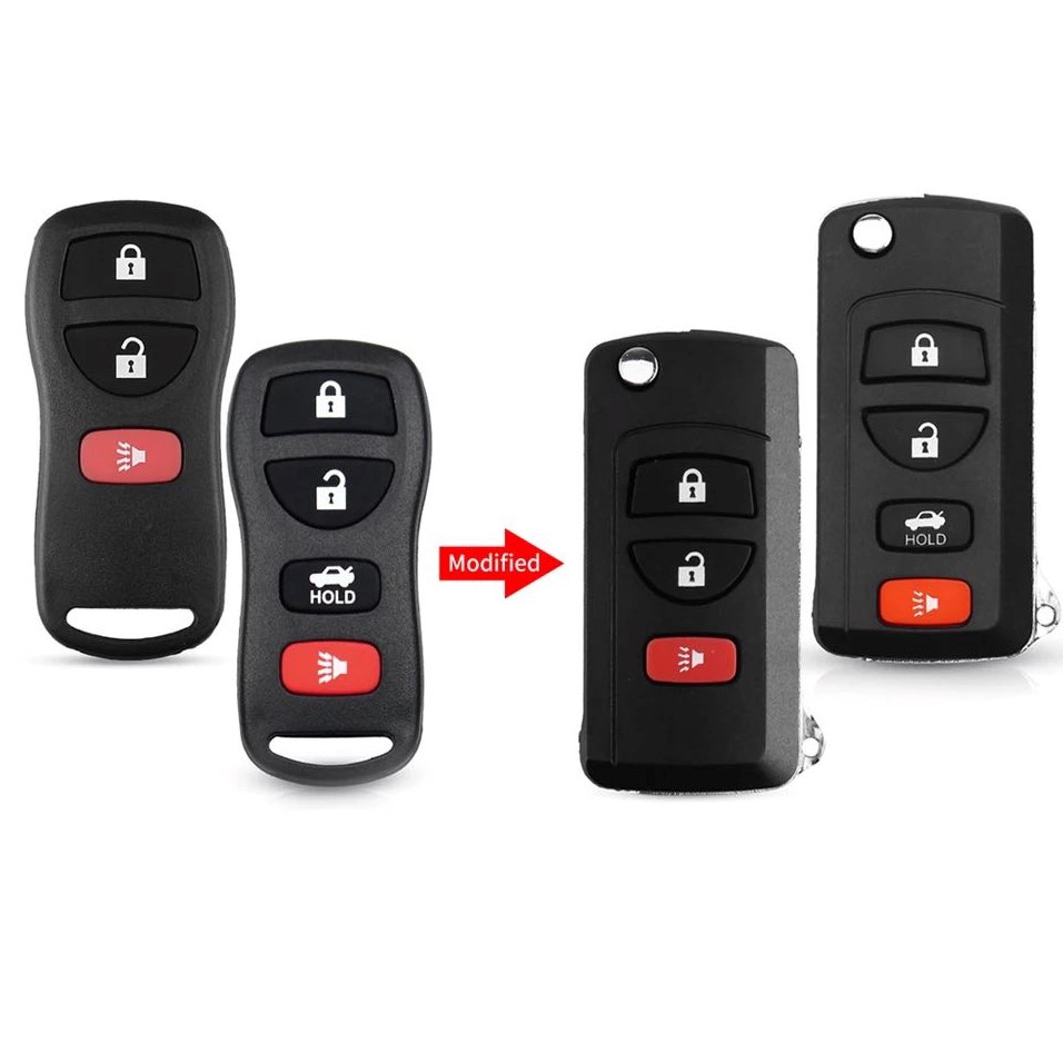 Nissan Navara D40 Tida Sylphy 3 Key Folding With Logo ***** | Shopee ...