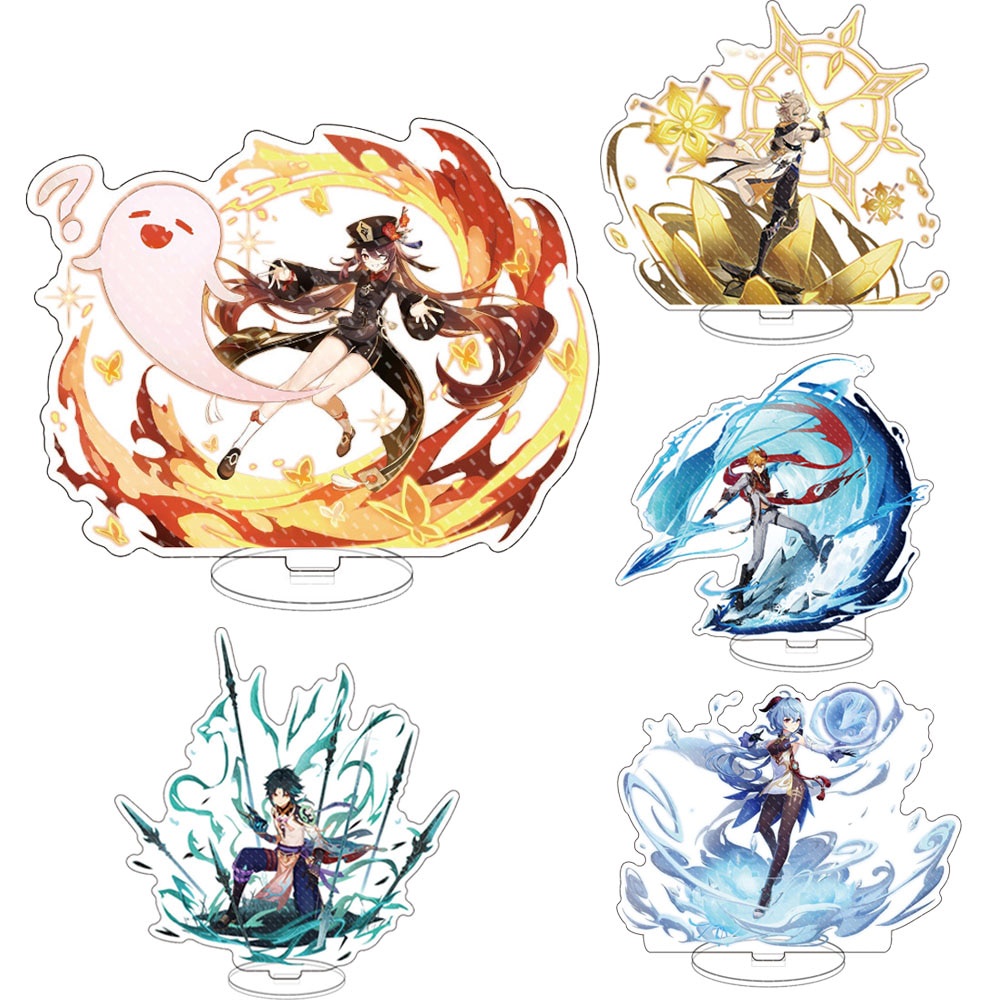 Genshin Impact New Hutao Ganyu Eula Yanfei Cosplay Acrylic Special ...