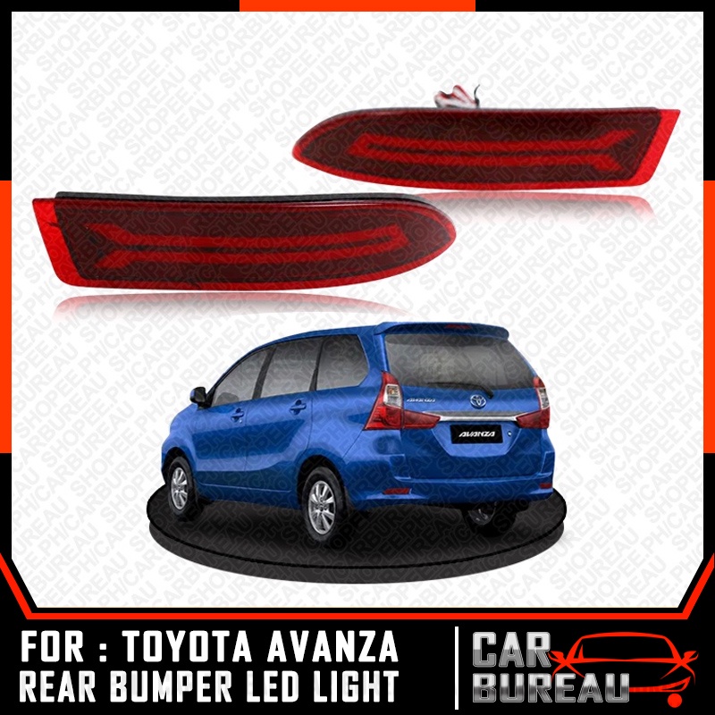 Toyota Avanza 2016 - 2019 Rear Bumper Reflector Light / RBL | Shopee ...