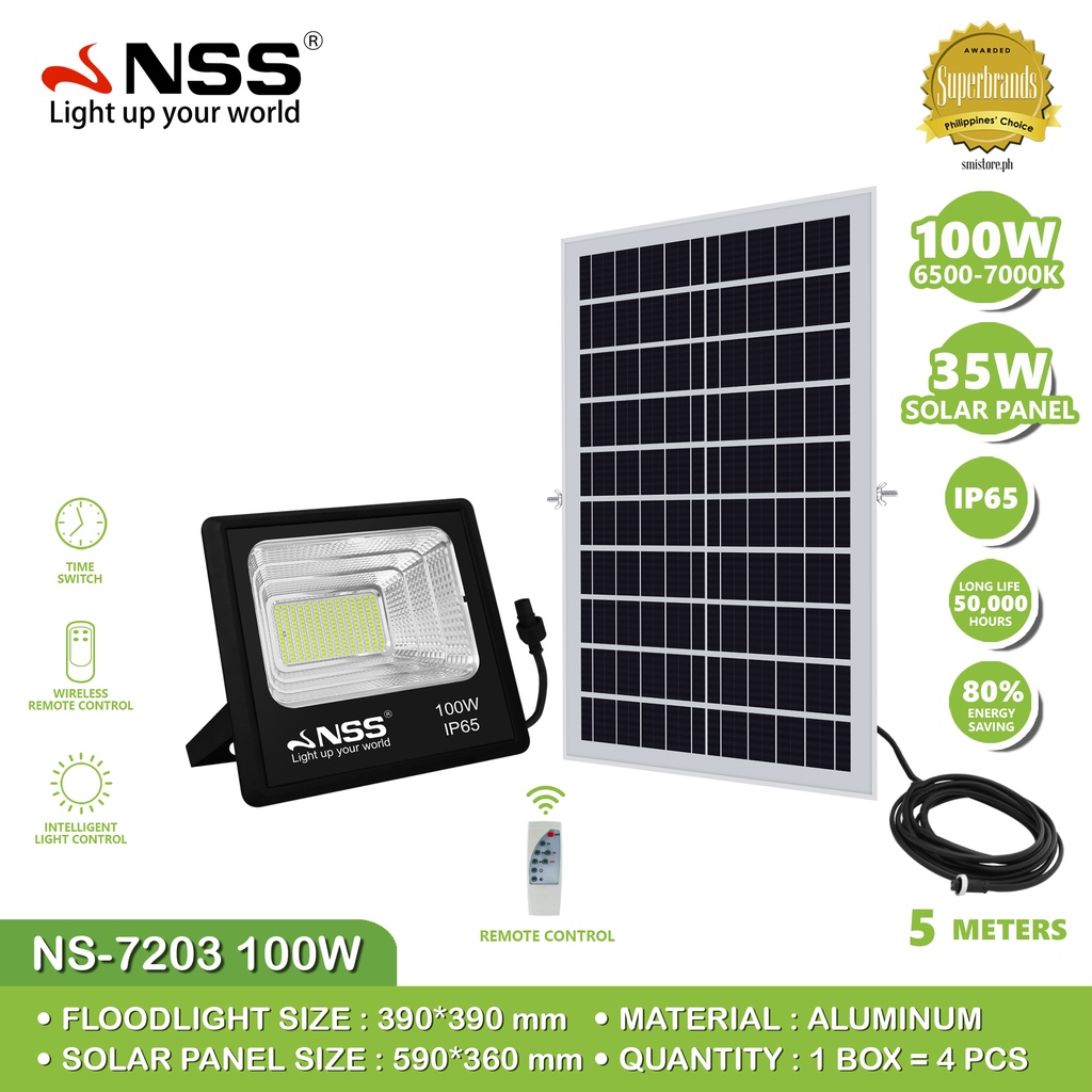 NSS Solar flood light outdoor solar lamp LED flood solar light 10w/30w ...