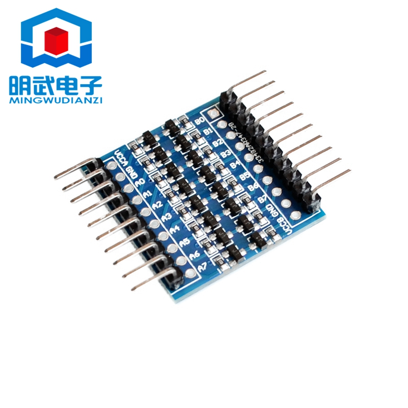 8 Channel 3.3V-5V 5V-3.3V IIC UART SPI TTL Two-Way Level Conversion ...