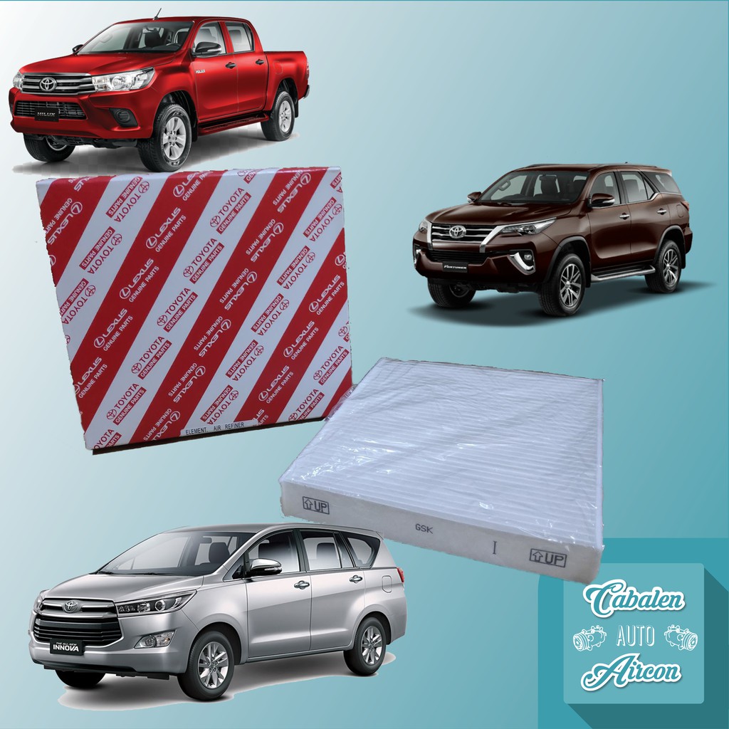 Cabin Aircon Filter for Toyota New Innova (2016-2020), Toyota Fortuner ...