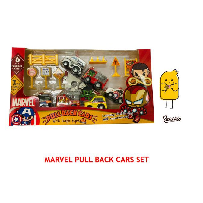 MARVEL PULL BACK CAR SET | Shopee Philippines