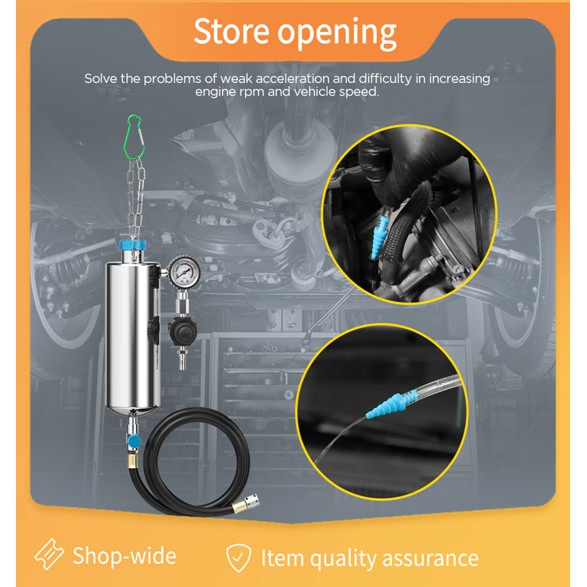 AUTOOL Non-Dismantle Car Fuel Cleaning Machine for Auto Gasoline Diesel ...