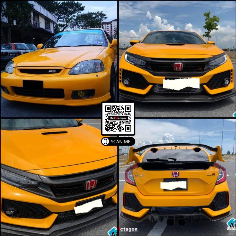 AIKKA Y56 SPOON YELLOW BASECOAT ONLY 1 QRT 2K CAR AND MOTOR SPRAY PAINT ...