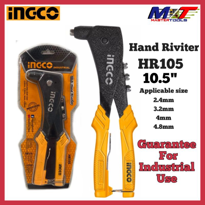 Ingco Hand Riviter HR105 10.5" (for industrial use) | Shopee Philippines