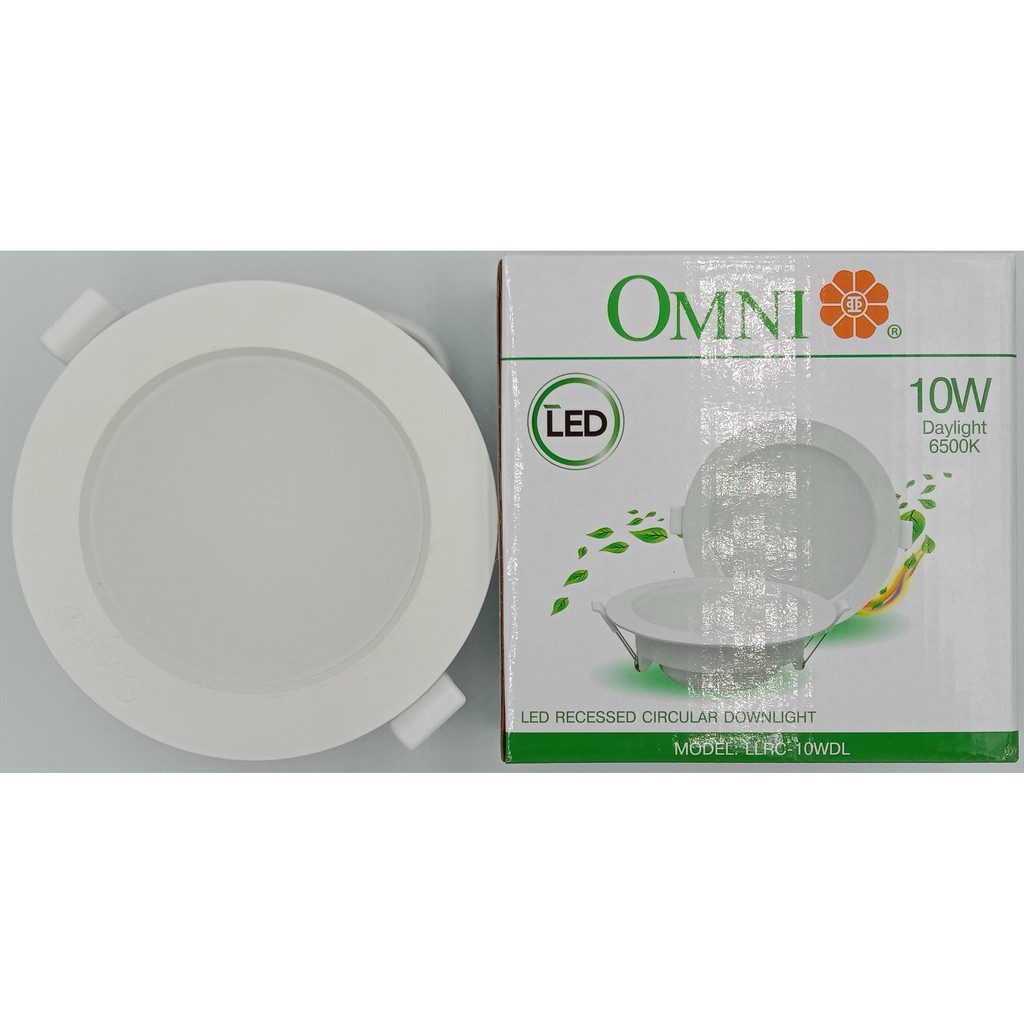 OMNI LED Recessed Circular Down Light 10W/15W/20W/25W (DL/WW) | Shopee ...