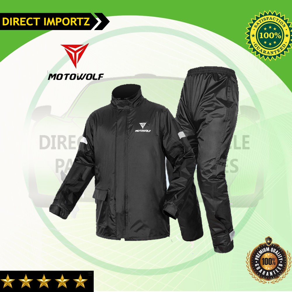 NEON Motowolf Raincoat VERSION 1 for Men/Women - Original (Waterproof ...