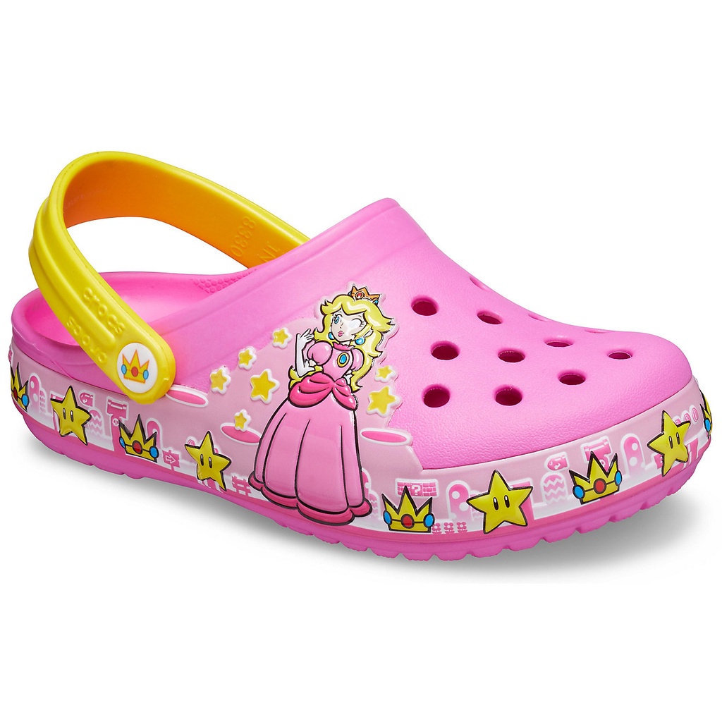 [GRANDGLORIOUS] Crocs Princess Peach Super Mario Bros Sandals for Girls ...