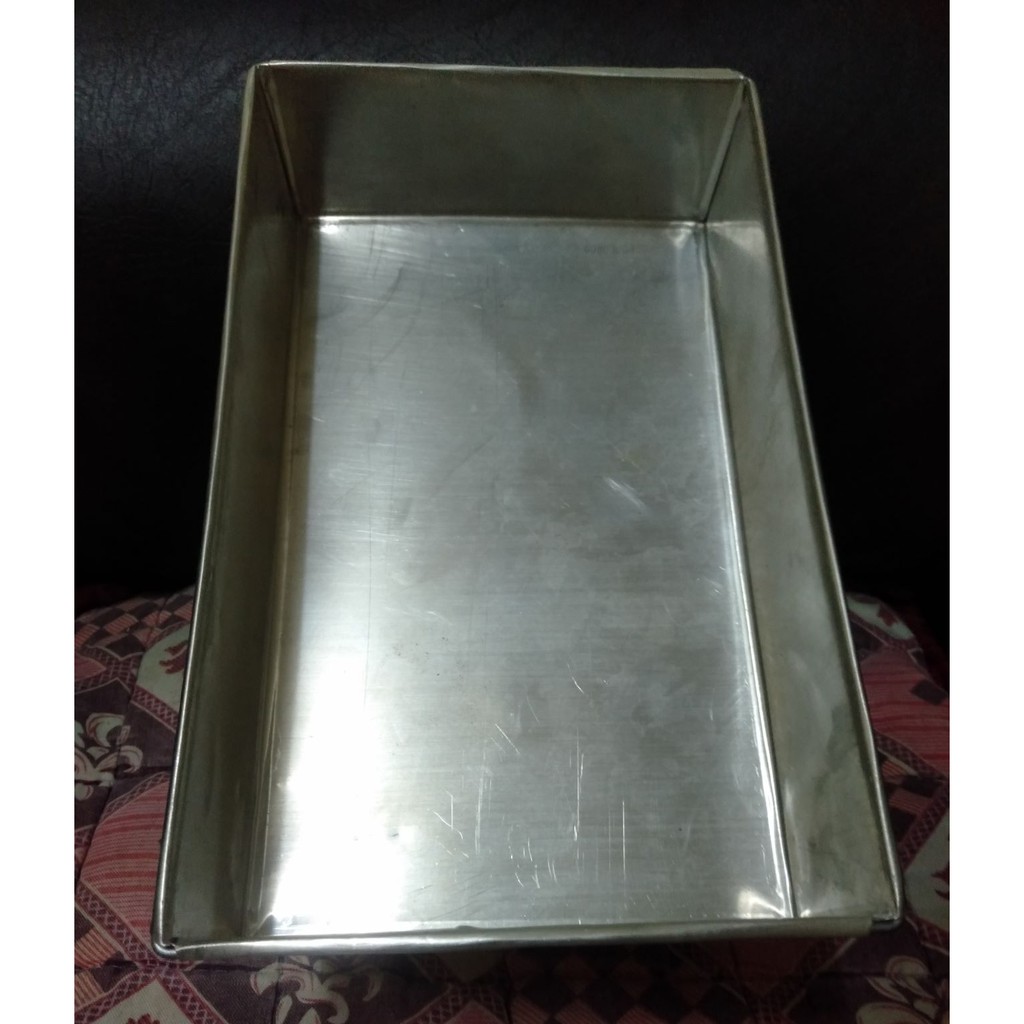 ALUMINUM RECTANGULAR BAKING PAN WITH 2.5 INCHES HEIGHT | Shopee Philippines