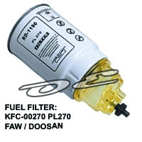 FUEL FILTER: KFC-00270 PL270 FAW / DOOSAN | Shopee Philippines