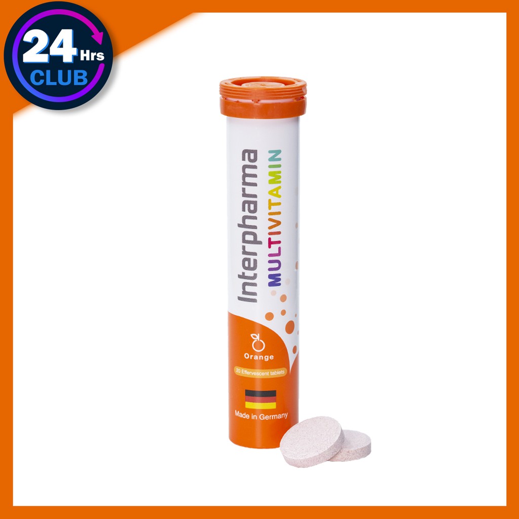 Interpharma Multivitamin Effervescent Tablets, 20 tablets, 1 tube ...