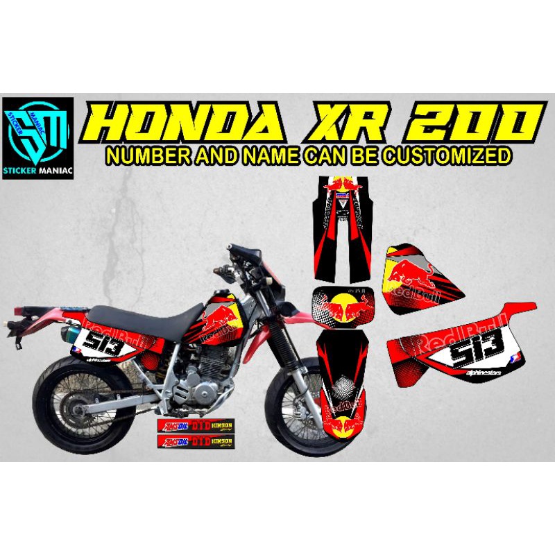 Honda XR 200 Full body decals | Shopee Philippines