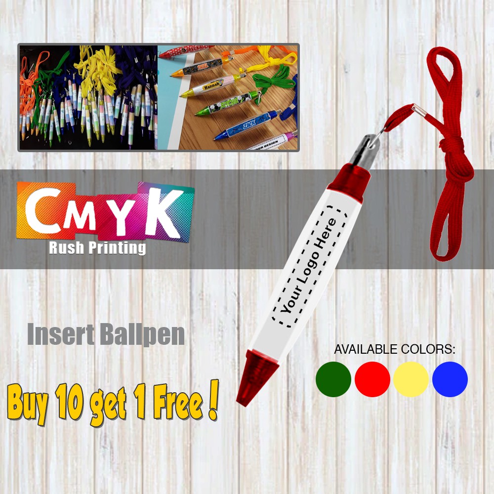 SET OF 10 PCS Customized Insert Ballpen w/ Lace Personalized,Giveaway ...