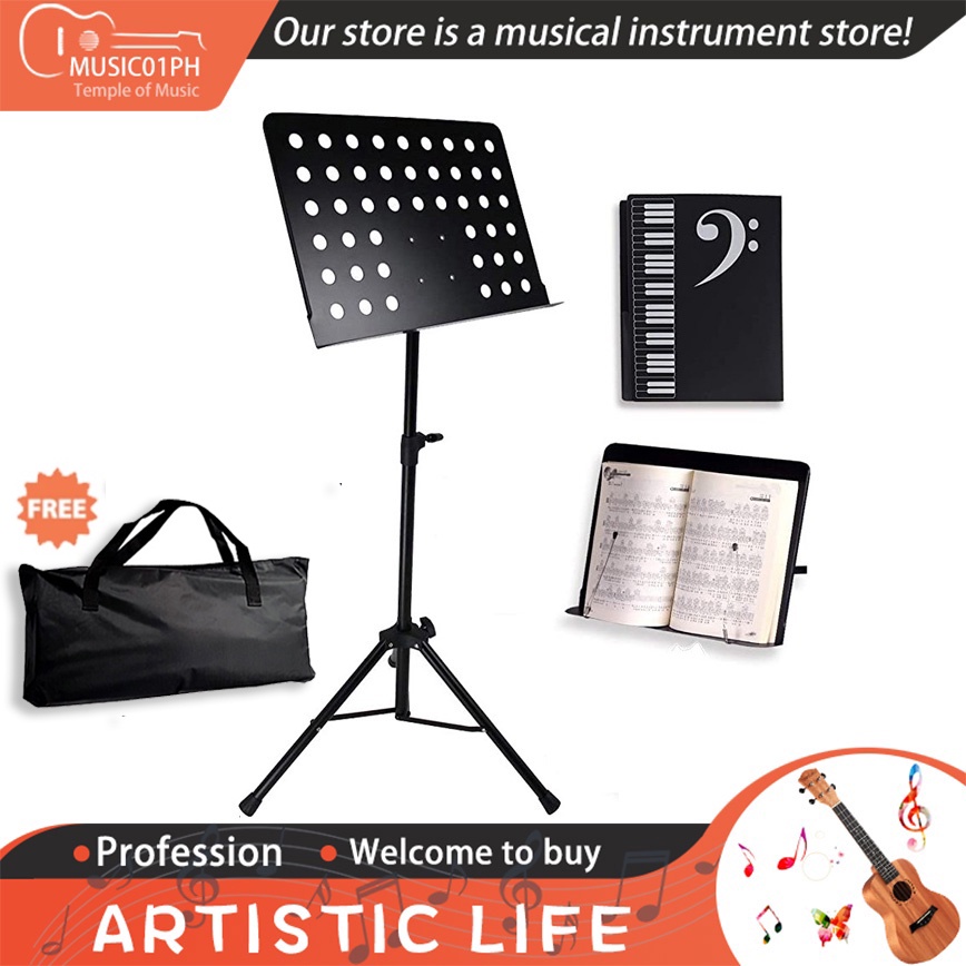 Music Sheet Stand Lyrics Stand Heavy Duty Music Accessories Adjustable ...