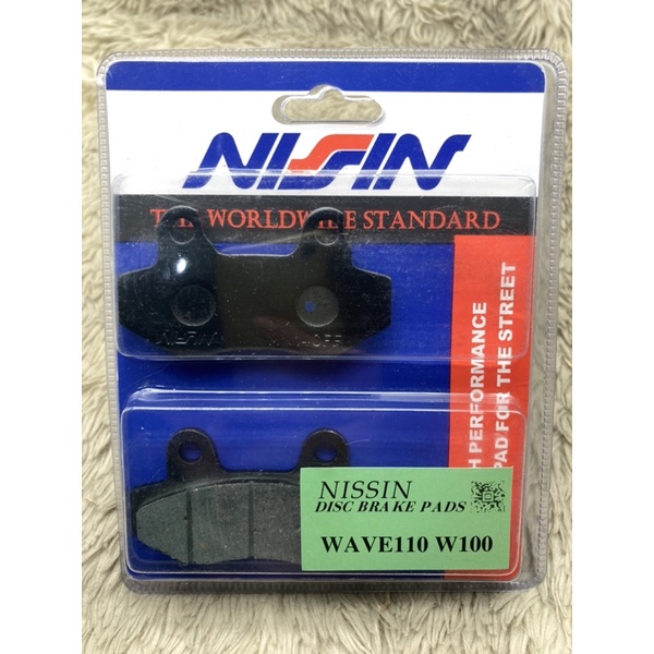 NISSIN DISC BRAKE PAD WAVE 110/ WAVE 100 | Shopee Philippines