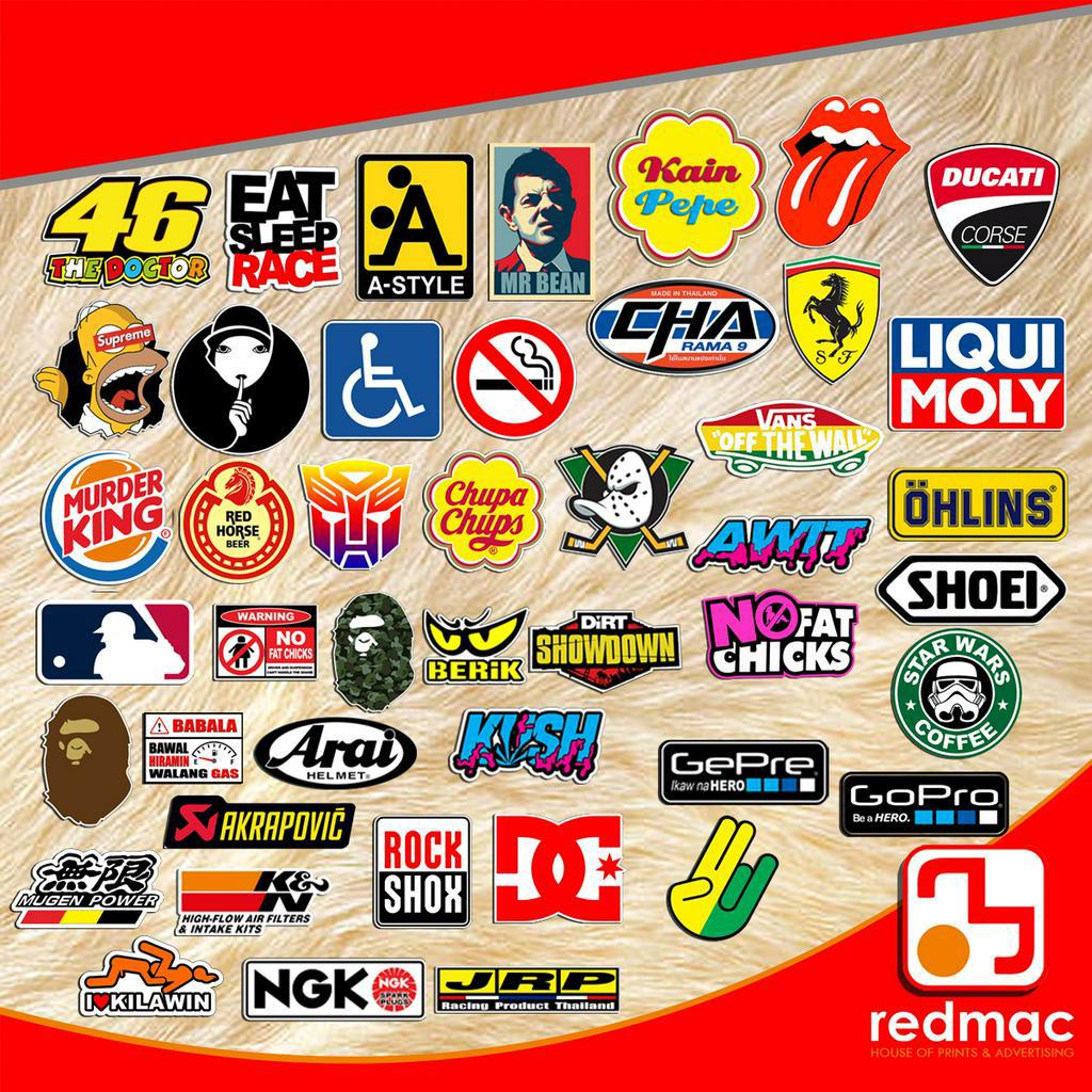 45 PCS. ASSORTED LAMINATED VINYL STICKERS | Shopee Philippines