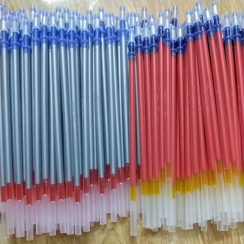 Combo of 200 glitter pen refills, red pens for writing fabric, paper ...