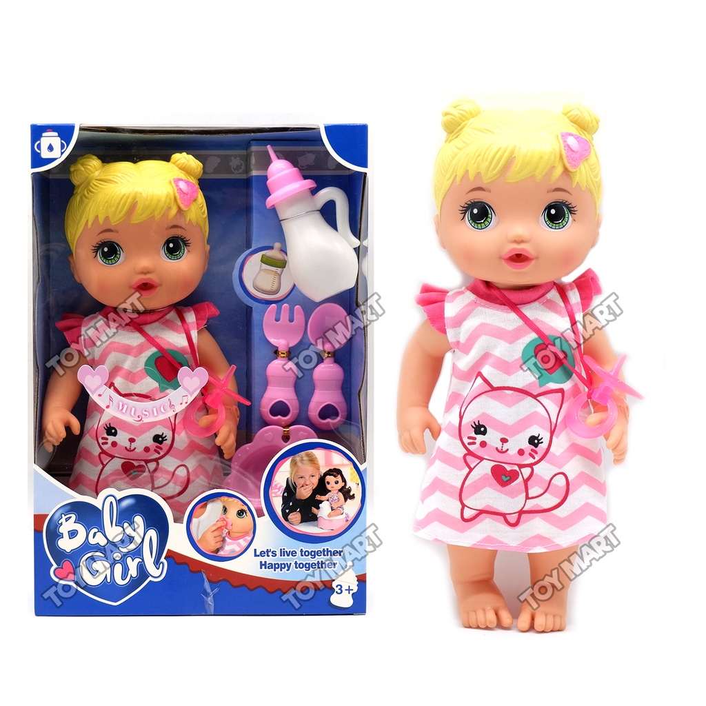 10" Baby Alive Rubberized Happy Doll Simulation Sound Baby Doll w ...
